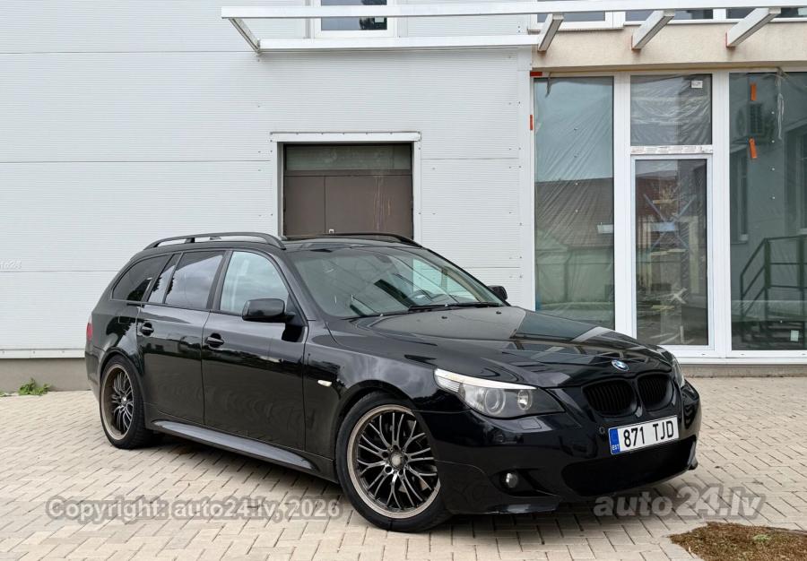 Black BMW 5 Series 2005 in Tartu, with an engine capacity of 3.00 L and mileage of 0 thousand km for 4400 €, photo 5 on AUTOMOTO.COM.LV