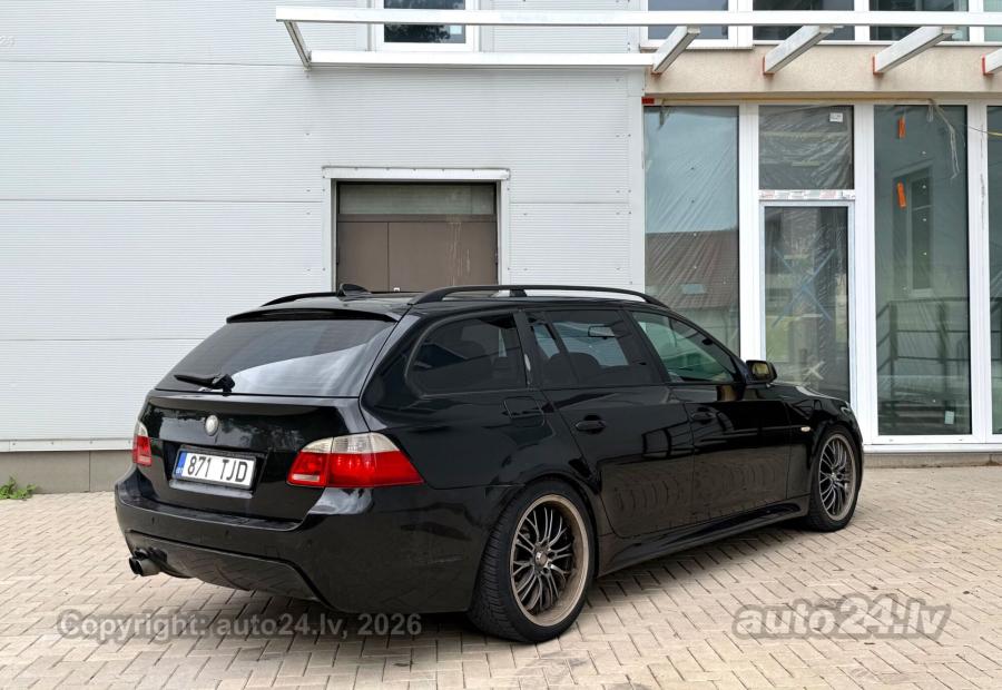 Black BMW 5 Series 2005 in Tartu, with an engine capacity of 3.00 L and mileage of 0 thousand km for 4400 €, photo 8 on AUTOMOTO.COM.LV