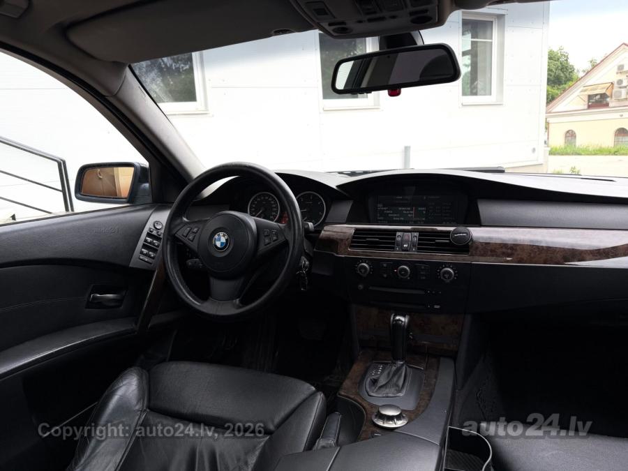 Black BMW 5 Series 2005 in Tartu, with an engine capacity of 3.00 L and mileage of 0 thousand km for 4400 €, photo 10 on AUTOMOTO.COM.LV