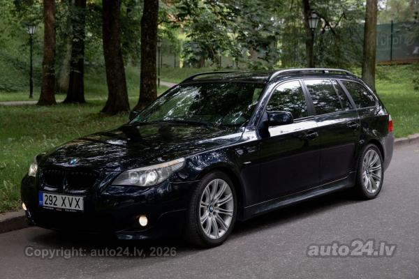 Melns BMW 5 Series 2005 Tartu, ar dzinēja tilpumu 2.50 L un nobraukumu 236 tūkst. km par 6499 €, foto 1 vietnē AUTOMOTO.COM.LV
