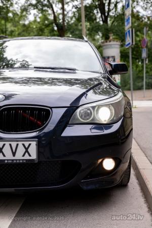 Black BMW 5 Series 2005 in Tartu, with an engine capacity of 2.50 L and mileage of 236 thousand km for 6499 €, photo 5 on AUTOMOTO.COM.LV