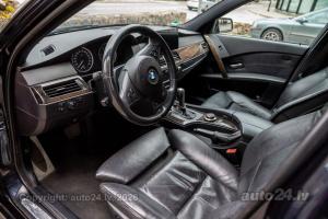 Black BMW 5 Series 2005 in Tartu, with an engine capacity of 2.50 L and mileage of 236 thousand km for 6499 €, photo 12 on AUTOMOTO.COM.LV