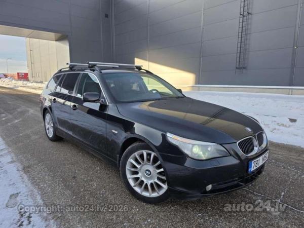 Black BMW 5 Series 2006 in Tallinn, with an engine capacity of 2.50 L and mileage of 250 thousand km for 2900 €, photo 1 on AUTOMOTO.COM.LV