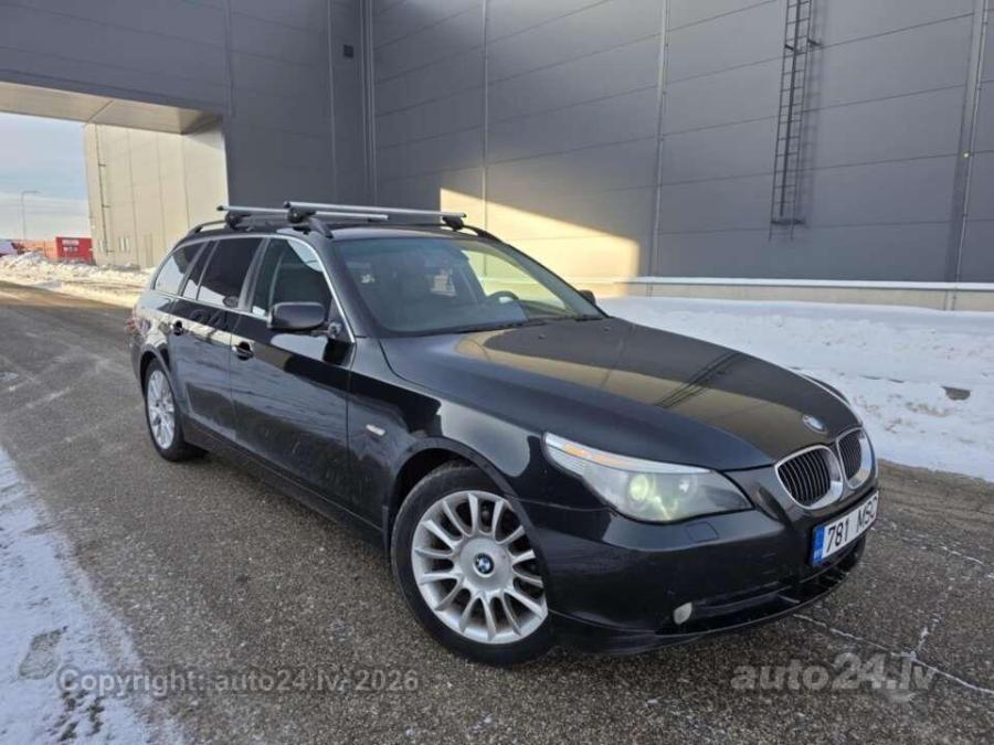 Melns BMW 5 Series 2006 Tallina, ar dzinēja tilpumu 2.50 L un nobraukumu 250 tūkst. km par 2900 €, foto 1 vietnē AUTOMOTO.COM.LV