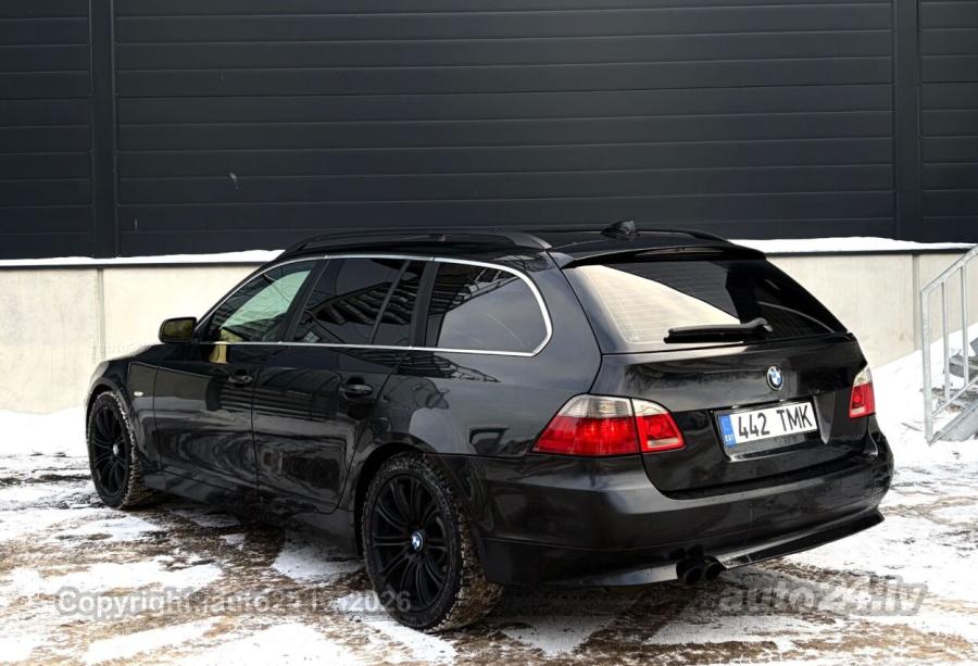 Black BMW 5 Series 2006 in Tartu, with an engine capacity of 3.00 L and mileage of 340 thousand km for 3799 €, photo 5 on AUTOMOTO.COM.LV