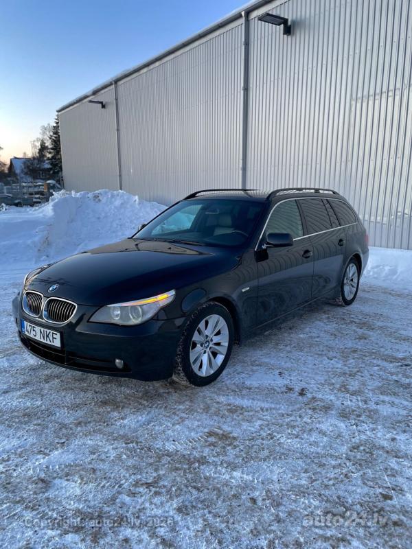 Melns BMW 5 Series 2006 Tallina, ar dzinēja tilpumu 2.50 L un nobraukumu 290 tūkst. km par 3500 €, foto 1 vietnē AUTOMOTO.COM.LV