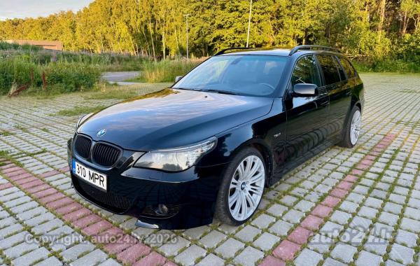 Melns BMW 5 Series 2006 Tallina, ar dzinēja tilpumu 3.00 L un nobraukumu 0 tūkst. km par 4299 €, foto 1 vietnē AUTOMOTO.COM.LV