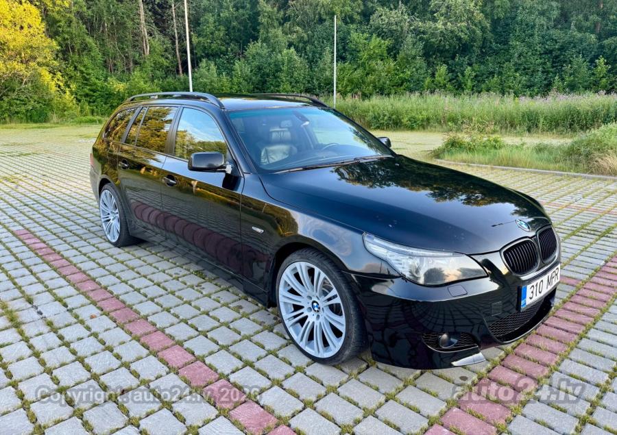 Black BMW 5 Series 2006 in Tallinn, with an engine capacity of 3.00 L and mileage of 0 thousand km for 4299 €, photo 4 on AUTOMOTO.COM.LV
