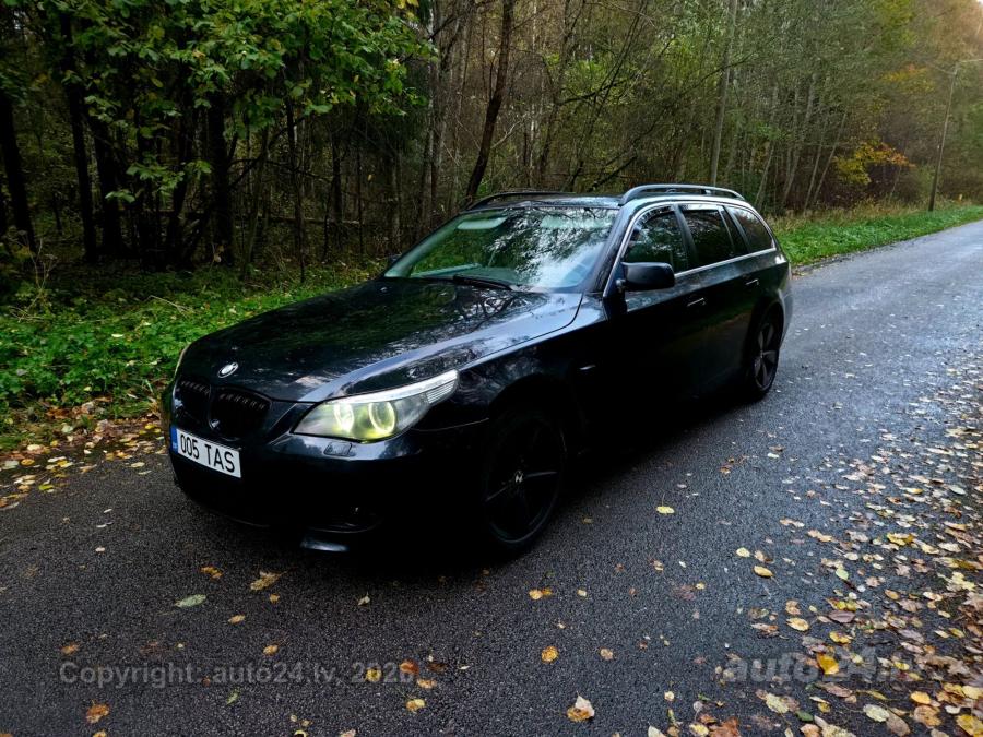 Melns BMW 5 Series 2006 Tartu, ar dzinēja tilpumu 3.00 L un nobraukumu 470 tūkst. km par 4000 €, foto 1 vietnē AUTOMOTO.COM.LV