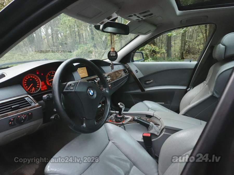 Melns BMW 5 Series 2006 Tartu, ar dzinēja tilpumu 3.00 L un nobraukumu 470 tūkst. km par 4000 €, foto 10 vietnē AUTOMOTO.COM.LV
