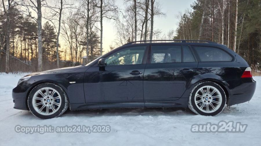 Melns BMW 5 Series 2007 Tallina, ar dzinēja tilpumu 3.00 L un nobraukumu 399 tūkst. km par 6300 €, foto 4 vietnē AUTOMOTO.COM.LV