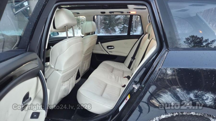 Melns BMW 5 Series 2007 Tallina, ar dzinēja tilpumu 3.00 L un nobraukumu 399 tūkst. km par 6300 €, foto 13 vietnē AUTOMOTO.COM.LV