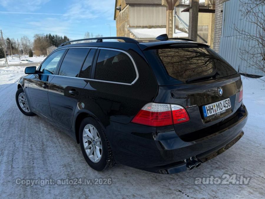 Melns BMW 5 Series 2007 Viljandi, ar dzinēja tilpumu 3.00 L un nobraukumu 260 tūkst. km par 5990 €, foto 2 vietnē AUTOMOTO.COM.LV