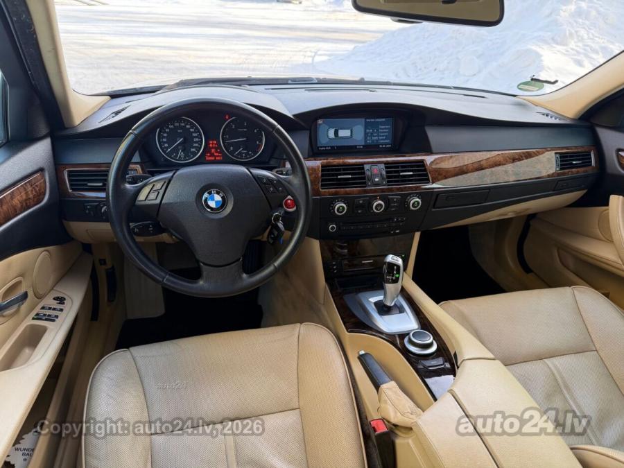 Melns BMW 5 Series 2007 Viljandi, ar dzinēja tilpumu 3.00 L un nobraukumu 260 tūkst. km par 5990 €, foto 7 vietnē AUTOMOTO.COM.LV