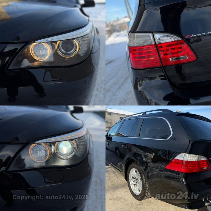 Melns BMW 5 Series 2007 Viljandi, ar dzinēja tilpumu 3.00 L un nobraukumu 260 tūkst. km par 5990 €, foto 23 vietnē AUTOMOTO.COM.LV
