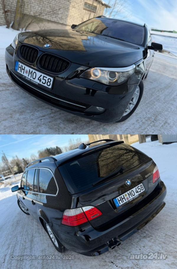 Melns BMW 5 Series 2007 Viljandi, ar dzinēja tilpumu 3.00 L un nobraukumu 260 tūkst. km par 5990 €, foto 5 vietnē AUTOMOTO.COM.LV