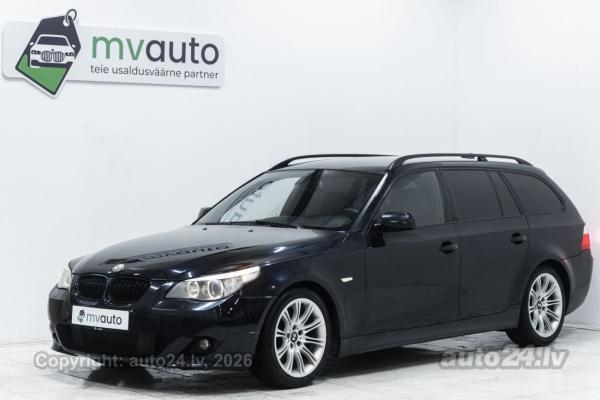 Melns BMW 5 Series 2007 Tallina, ar dzinēja tilpumu 3.00 L un nobraukumu 372 tūkst. km par 5990 €, foto 1 vietnē AUTOMOTO.COM.LV