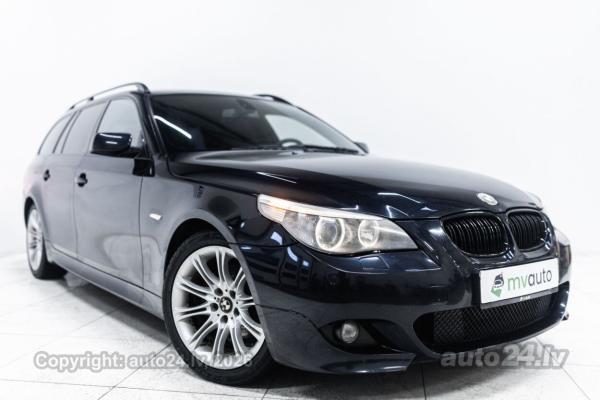 Black BMW 5 Series 2007 in Tallinn, with an engine capacity of 3.00 L and mileage of 372 thousand km for 5990 €, photo 5 on AUTOMOTO.COM.LV