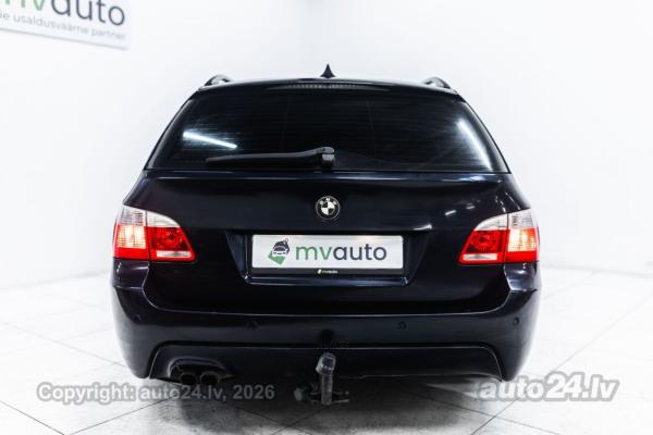 Black BMW 5 Series 2007 in Tallinn, with an engine capacity of 3.00 L and mileage of 372 thousand km for 5990 €, photo 7 on AUTOMOTO.COM.LV