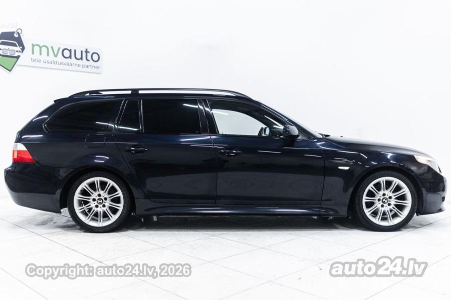 Melns BMW 5 Series 2007 Tallina, ar dzinēja tilpumu 3.00 L un nobraukumu 372 tūkst. km par 5990 €, foto 10 vietnē AUTOMOTO.COM.LV