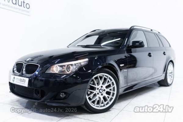 Black BMW 5 Series 2007 in Tallinn, with an engine capacity of 3.00 L and mileage of 356 thousand km for 8500 €, photo 3 on AUTOMOTO.COM.LV
