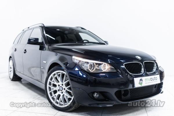 Black BMW 5 Series 2007 in Tallinn, with an engine capacity of 3.00 L and mileage of 356 thousand km for 8500 €, photo 5 on AUTOMOTO.COM.LV