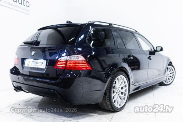 Black BMW 5 Series 2007 in Tallinn, with an engine capacity of 3.00 L and mileage of 356 thousand km for 8500 €, photo 6 on AUTOMOTO.COM.LV