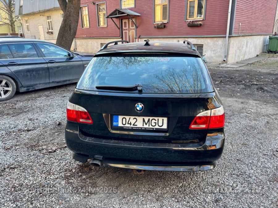 Melns BMW 5 Series 2007 Tallina, ar dzinēja tilpumu 2.00 L un nobraukumu 339 tūkst. km par 2990 €, foto 4 vietnē AUTOMOTO.COM.LV
