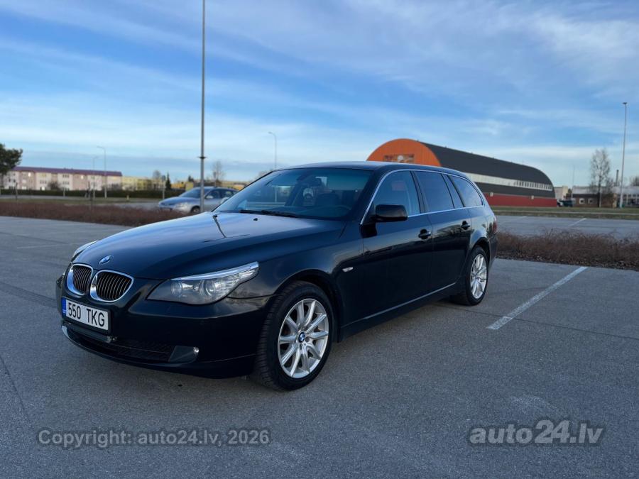 Black BMW 5 Series 2007 in Tartu, with an engine capacity of 3.00 L and mileage of 453 thousand km for 4990 €, photo 7 on AUTOMOTO.COM.LV