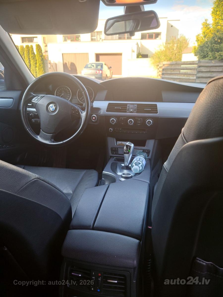 Melns BMW 5 Series 2007 Tallina, ar dzinēja tilpumu 2.00 L un nobraukumu 436 tūkst. km par 4000 €, foto 8 vietnē AUTOMOTO.COM.LV