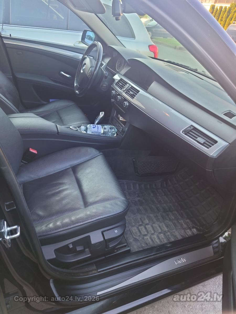 Melns BMW 5 Series 2007 Tallina, ar dzinēja tilpumu 2.00 L un nobraukumu 436 tūkst. km par 4000 €, foto 9 vietnē AUTOMOTO.COM.LV