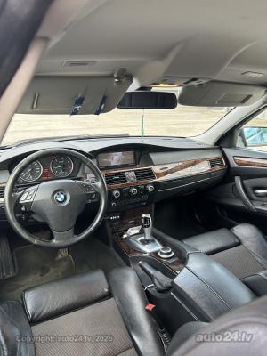 Melns BMW 5 Series 2007 Tartu, ar dzinēja tilpumu 3.00 L un nobraukumu 389 tūkst. km par 4999 €, foto 6 vietnē AUTOMOTO.COM.LV