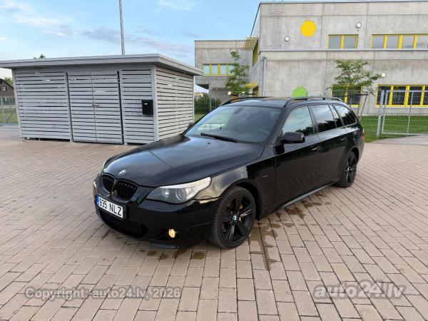 Melns BMW 5 Series 2007 Tartu, ar dzinēja tilpumu 3.00 L un nobraukumu 423 tūkst. km par 4999 €, foto 1 vietnē AUTOMOTO.COM.LV
