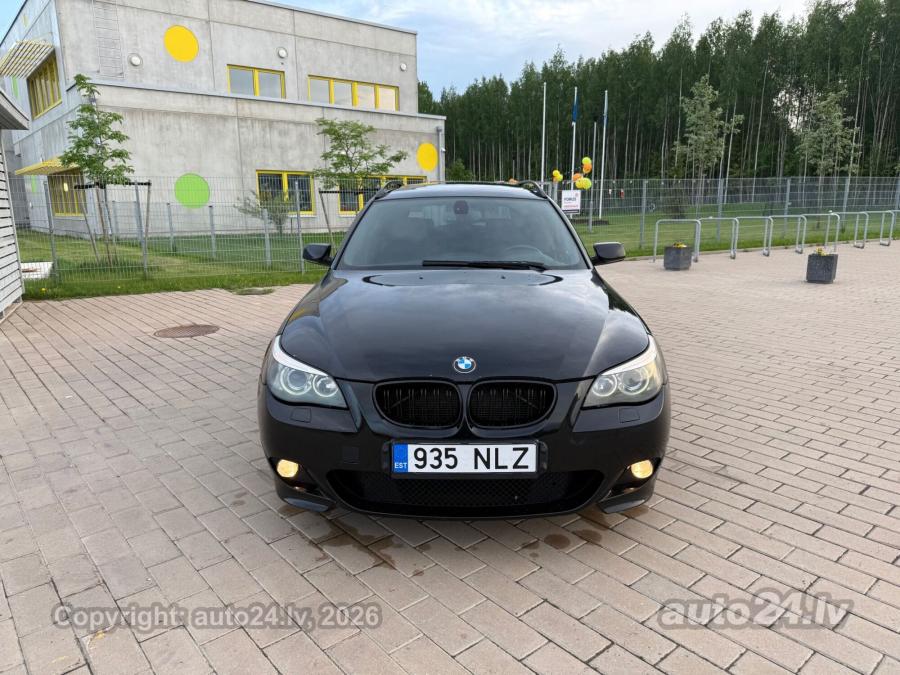 Black BMW 5 Series 2007 in Tartu, with an engine capacity of 3.00 L and mileage of 423 thousand km for 4999 €, photo 10 on AUTOMOTO.COM.LV