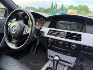 Black BMW 5 Series 2007 in Tartu, with an engine capacity of 3.00 L and mileage of 423 thousand km for 4999 €, photo 21 on AUTOMOTO.COM.LV