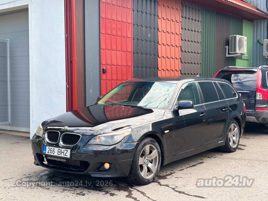 Black BMW 5 Series 2007 in Jogeva, with an engine capacity of 3.00 L and mileage of 0 thousand km for 3500 €, photo 1 on AUTOMOTO.COM.LV