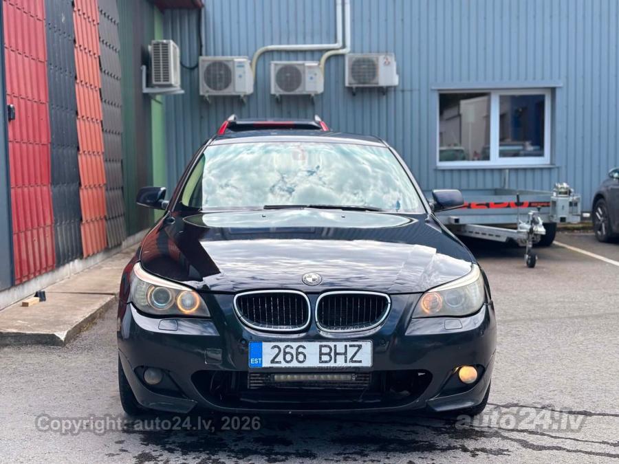 Black BMW 5 Series 2007 in Jogeva, with an engine capacity of 3.00 L and mileage of 0 thousand km for 3500 €, photo 3 on AUTOMOTO.COM.LV