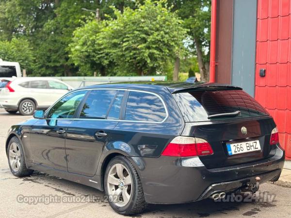 Black BMW 5 Series 2007 in Jogeva, with an engine capacity of 3.00 L and mileage of 0 thousand km for 3500 €, photo 3 on AUTOMOTO.COM.LV