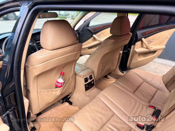 Black BMW 5 Series 2007 in Jogeva, with an engine capacity of 3.00 L and mileage of 0 thousand km for 3500 €, photo 6 on AUTOMOTO.COM.LV
