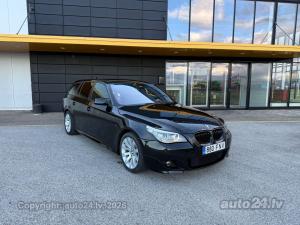 Melns BMW 5 Series 2007 Tartu, ar dzinēja tilpumu 3.00 L un nobraukumu 410 tūkst. km par 6400 €, foto  vietnē AUTOMOTO.COM.LV