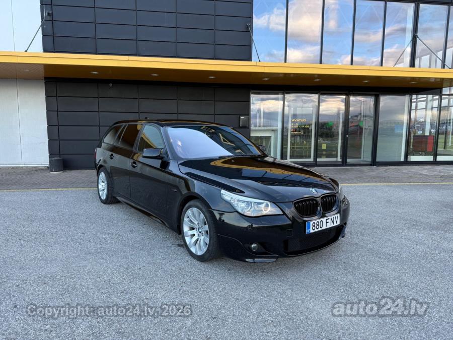 Melns BMW 5 Series 2007 Tartu, ar dzinēja tilpumu 3.00 L un nobraukumu 410 tūkst. km par 6400 €, foto 1 vietnē AUTOMOTO.COM.LV