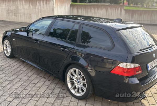 Black BMW 5 Series 2007 in Rakvere, with an engine capacity of 3.00 L and mileage of 328 thousand km for 7500 €, photo 5 on AUTOMOTO.COM.LV