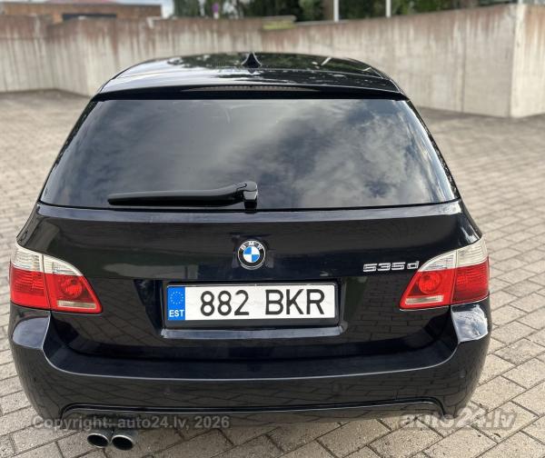 Black BMW 5 Series 2007 in Rakvere, with an engine capacity of 3.00 L and mileage of 328 thousand km for 7500 €, photo 6 on AUTOMOTO.COM.LV