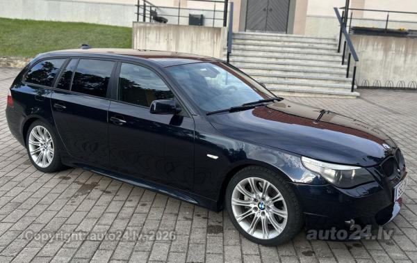 Black BMW 5 Series 2007 in Rakvere, with an engine capacity of 3.00 L and mileage of 328 thousand km for 7500 €, photo 8 on AUTOMOTO.COM.LV