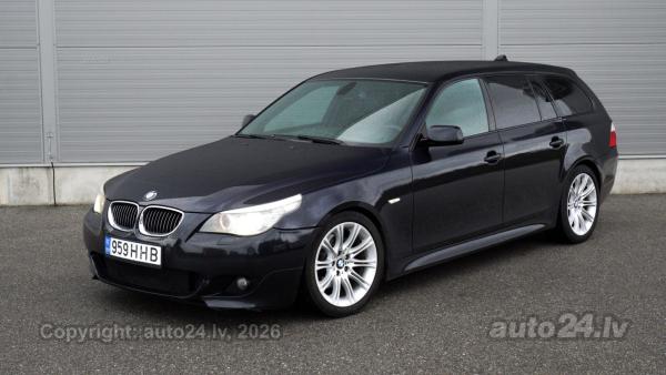 Black BMW 5 Series 2007 in Tartu, with an engine capacity of 3.00 L and mileage of 307 thousand km for 6499 €, photo 1 on AUTOMOTO.COM.LV