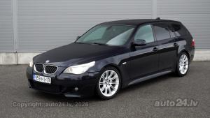 Melns BMW 5 Series 2007 Tartu, ar dzinēja tilpumu 3.00 L un nobraukumu 307 tūkst. km par 6499 €, foto  vietnē AUTOMOTO.COM.LV