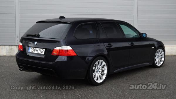 Black BMW 5 Series 2007 in Tartu, with an engine capacity of 3.00 L and mileage of 307 thousand km for 6499 €, photo 4 on AUTOMOTO.COM.LV