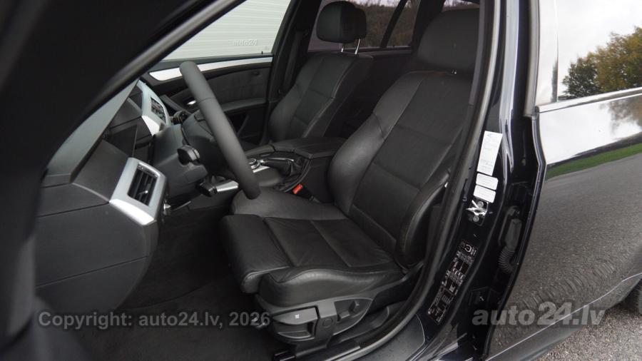 Melns BMW 5 Series 2007 Tartu, ar dzinēja tilpumu 3.00 L un nobraukumu 307 tūkst. km par 6499 €, foto 6 vietnē AUTOMOTO.COM.LV