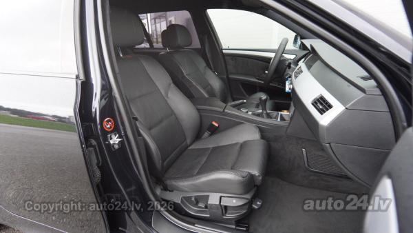 Black BMW 5 Series 2007 in Tartu, with an engine capacity of 3.00 L and mileage of 307 thousand km for 6499 €, photo 9 on AUTOMOTO.COM.LV