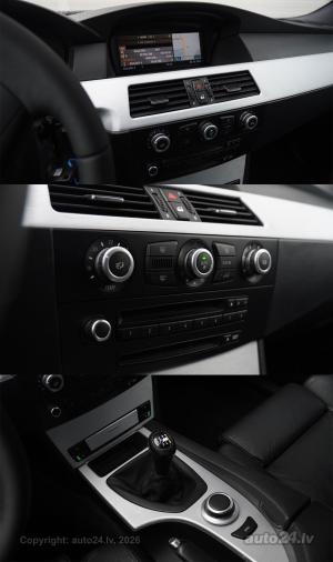 Melns BMW 5 Series 2007 Tartu, ar dzinēja tilpumu 3.00 L un nobraukumu 307 tūkst. km par 6499 €, foto 11 vietnē AUTOMOTO.COM.LV